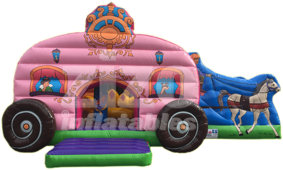 Download Princess Carriage - Inflatable - Full Size PNG Image - PNGkit