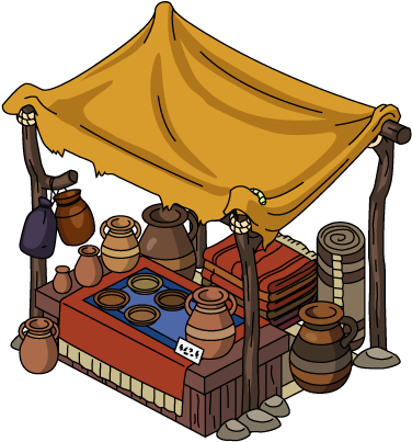 Download Building Antiquities Bazaar - Cartoon - Full Size PNG Image ...