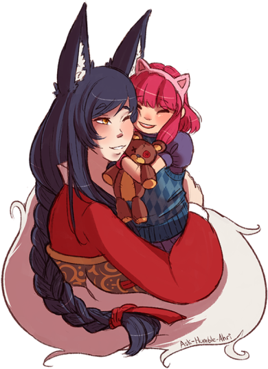 Download New Bg Image For My Blog With Updated Ahri Look And - Cartoon ...