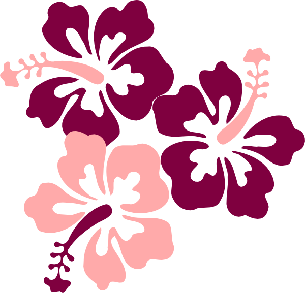 Download Hibiscus Clip Art - Clip Art Hawaiian Flower - Full Size PNG ...