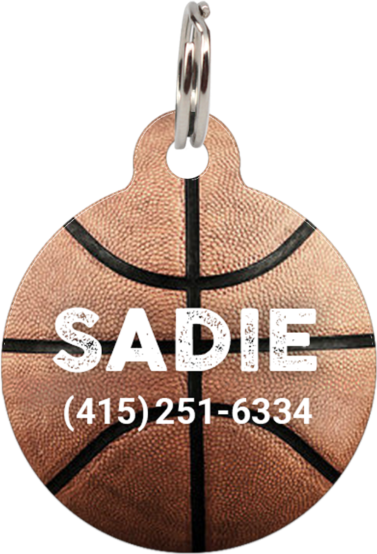 Download Vintage Basketball Sports Dog Id Tag For Pets - Dog - Full ...