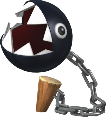 Download Chain-chomp - Mario Ball On Chain - Full Size PNG Image - PNGkit