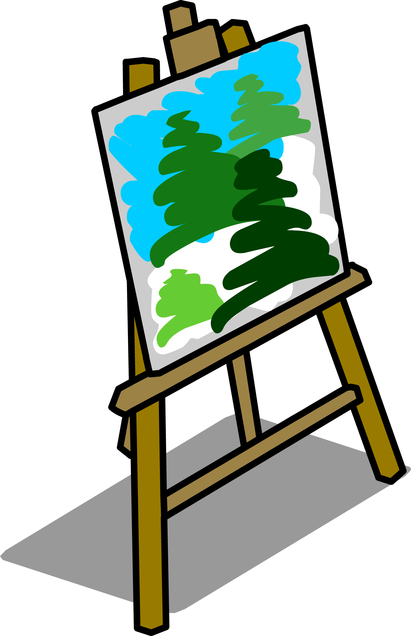 Download Easel Sprite 011 - Portable Network Graphics - Full Size PNG ...