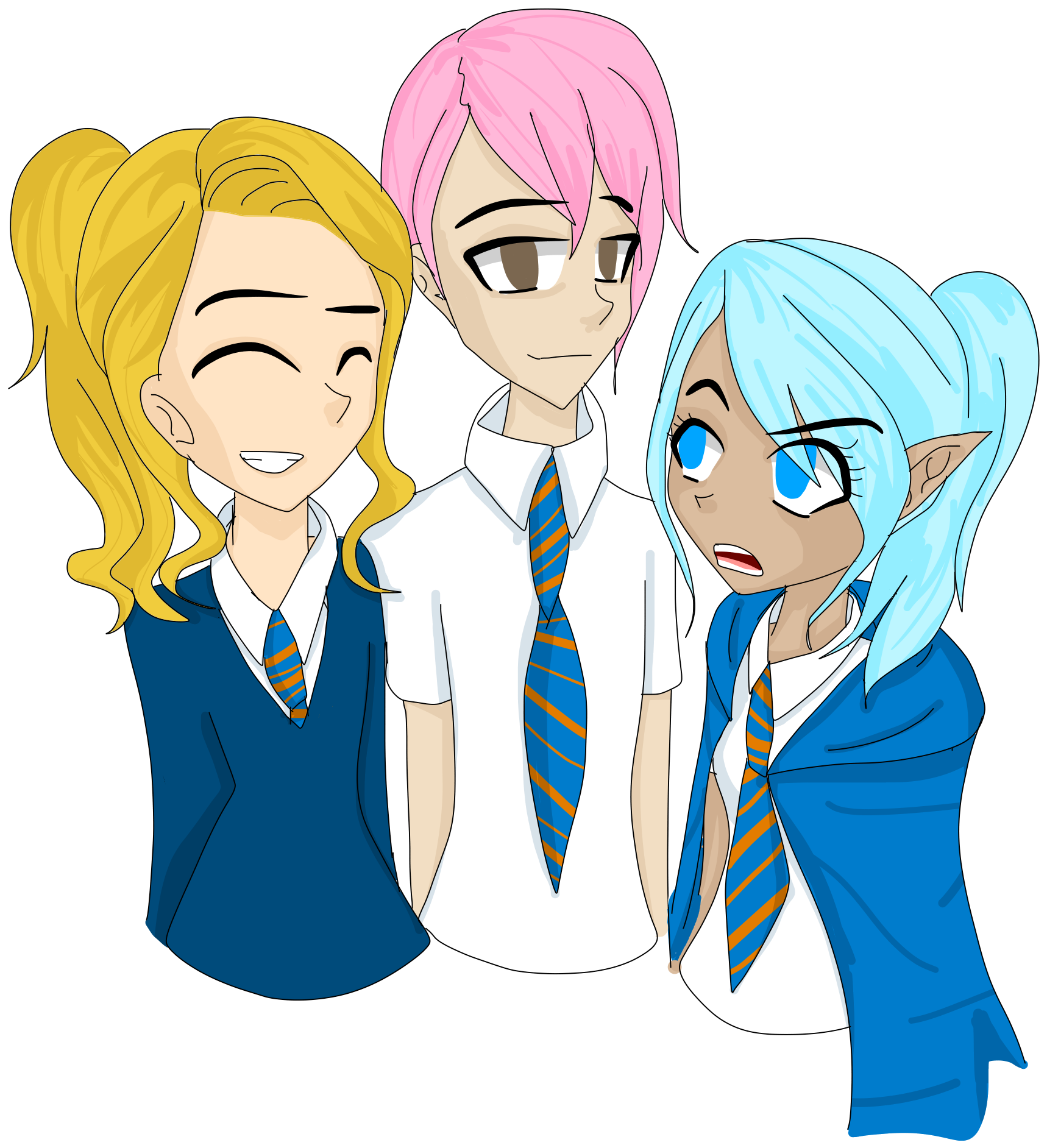 Download Transparent The Ravenclaw Squad - Cartoon - PNGkit