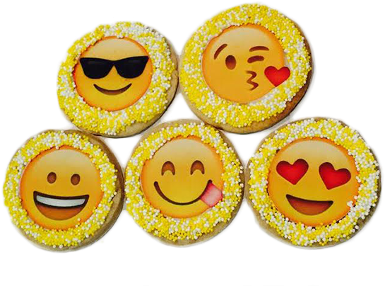 Download Emoji Sugar Cookies With Nonpareils - Lokai Bracelet- Pink ...