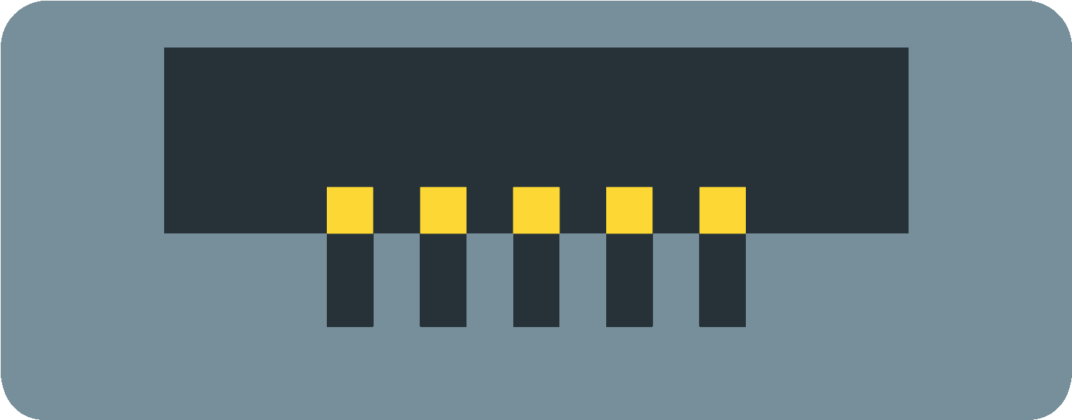 Download Micro Usb A Icon - Micro Usb Port Icon - Full Size PNG Image ...