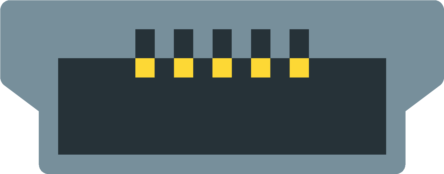 Download Usb Mini B Icon - Icon - Full Size PNG Image - PNGkit