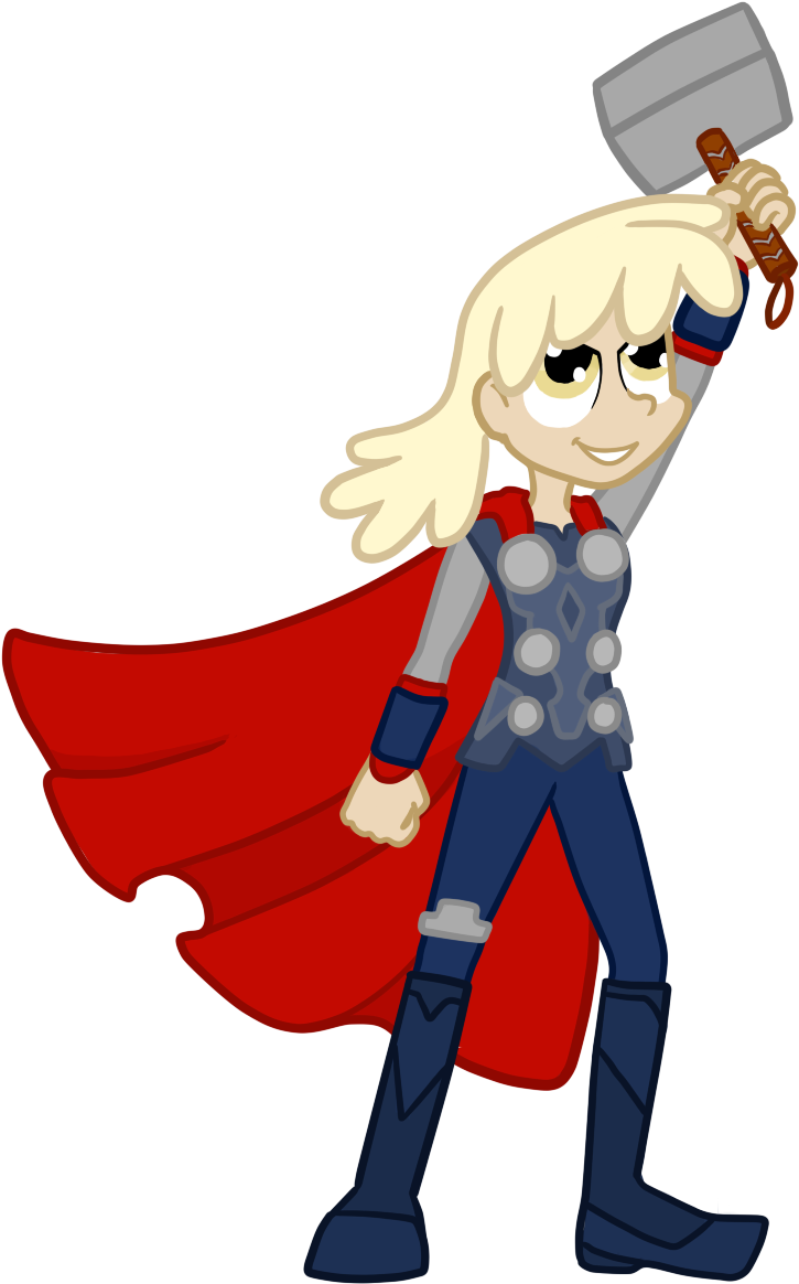 Download Thecheeseburger, Crossover, Female, Hammer, Human, - Cartoon ...