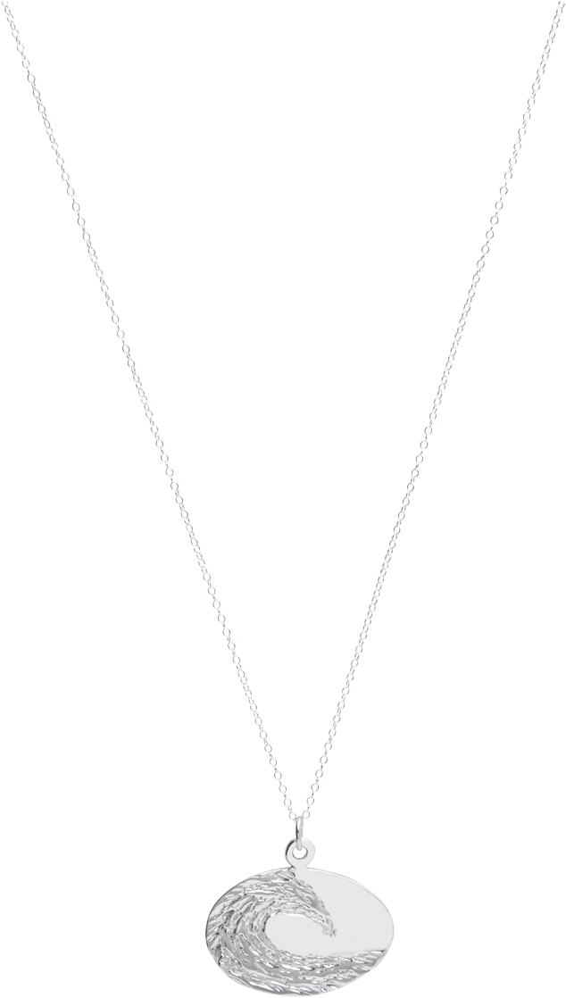 Download Sterling Silver Oval On A Sterling Silver Chain Neckless ...