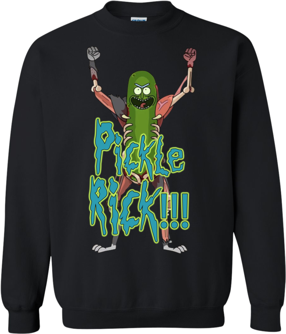Download Image 30 Pickle Rick Rick And Morty Sweater - Pickle Rick In ...