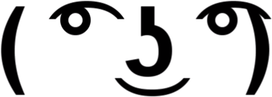 Download Lenny Face - Emoji Lenny - Full Size PNG Image - PNGkit