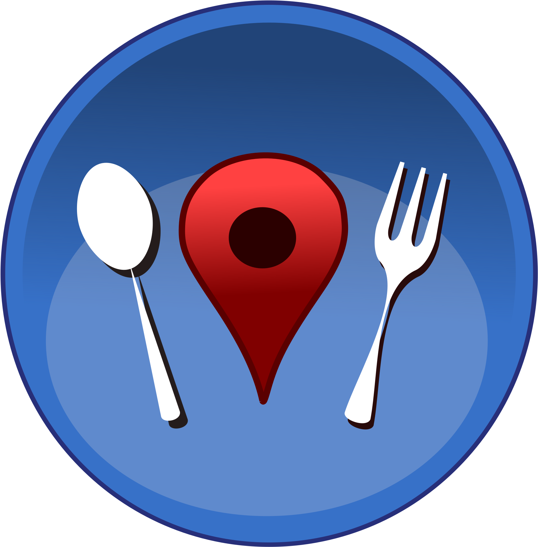 Download This Free Icons Png Design Of Restaurant Map Location - Full ...