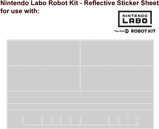 Download Transparent Labo - Toy-con 02 - Robot - Stickers - Reflective ...