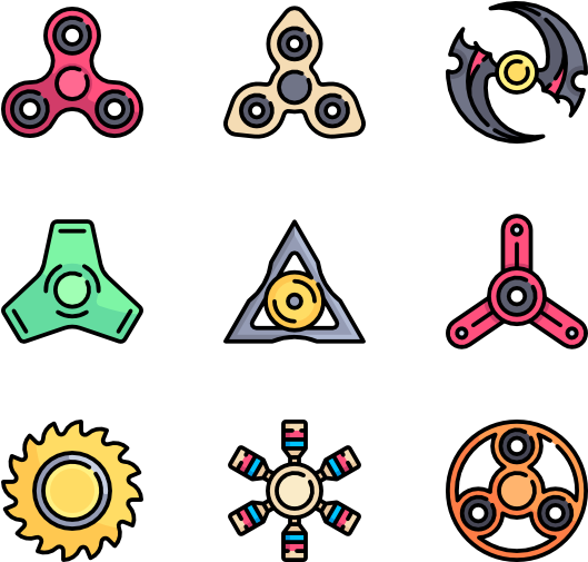 Download Fidget Spinner - Summer Kawaii Png Transparente - Full Size ...