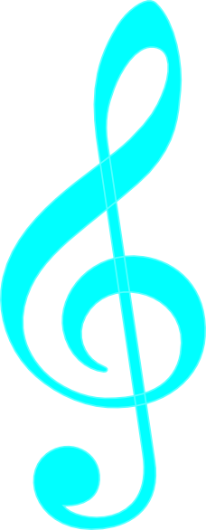 Download Treble Clef - Blue Treble Clef - Full Size PNG Image - PNGkit