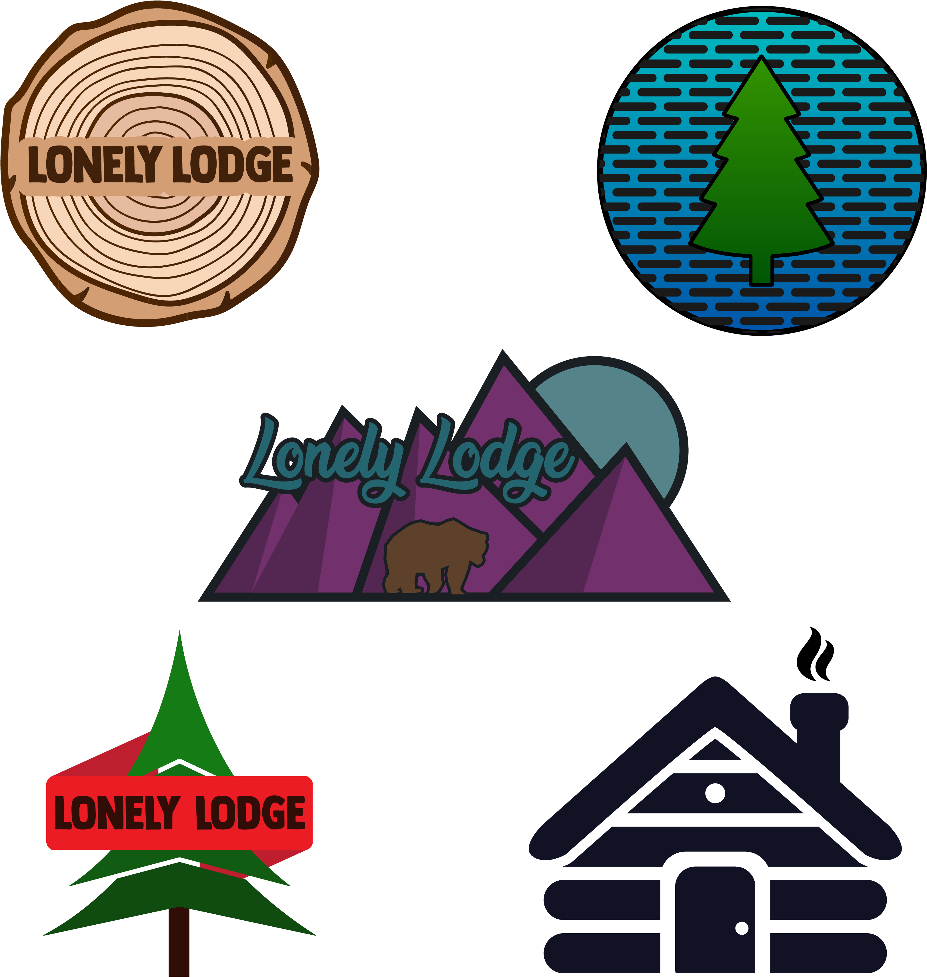 Download My 5 Logo Ideas For Lonely Lodge - Full Size PNG Image - PNGkit
