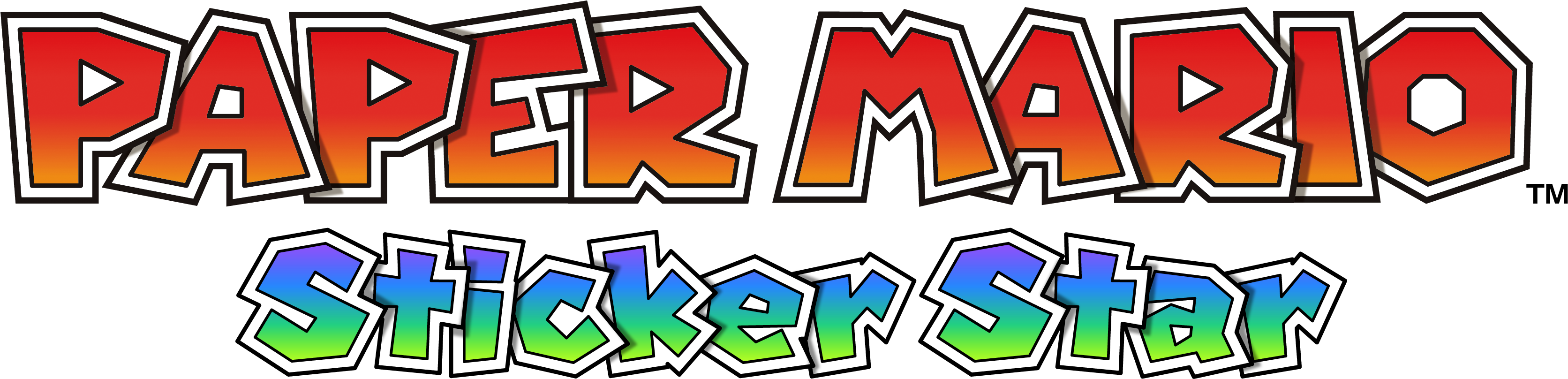 Download Paper Mario Sticker Star Logo - Full Size PNG Image - PNGkit
