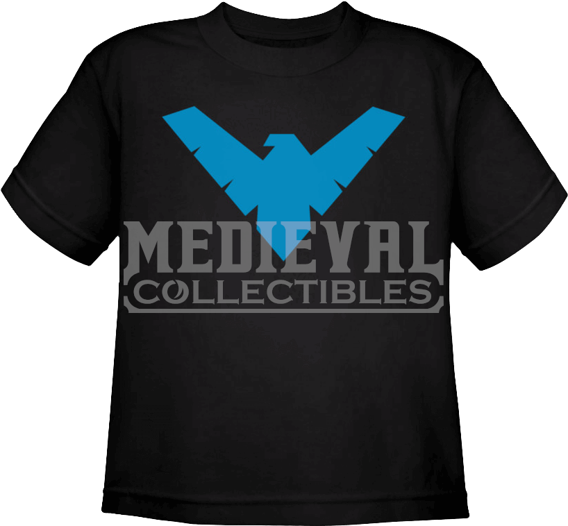 Download Transparent Kids Nightwing Logo T-shirt - Nightwing Symbol ...