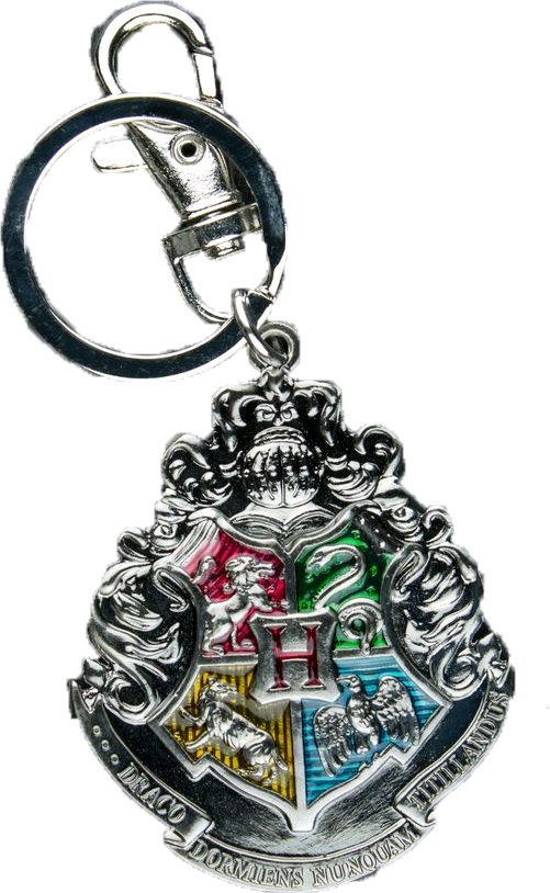 Download Hogwarts Logo Metal Keychain - Harry Potter Hogwarts Logo ...