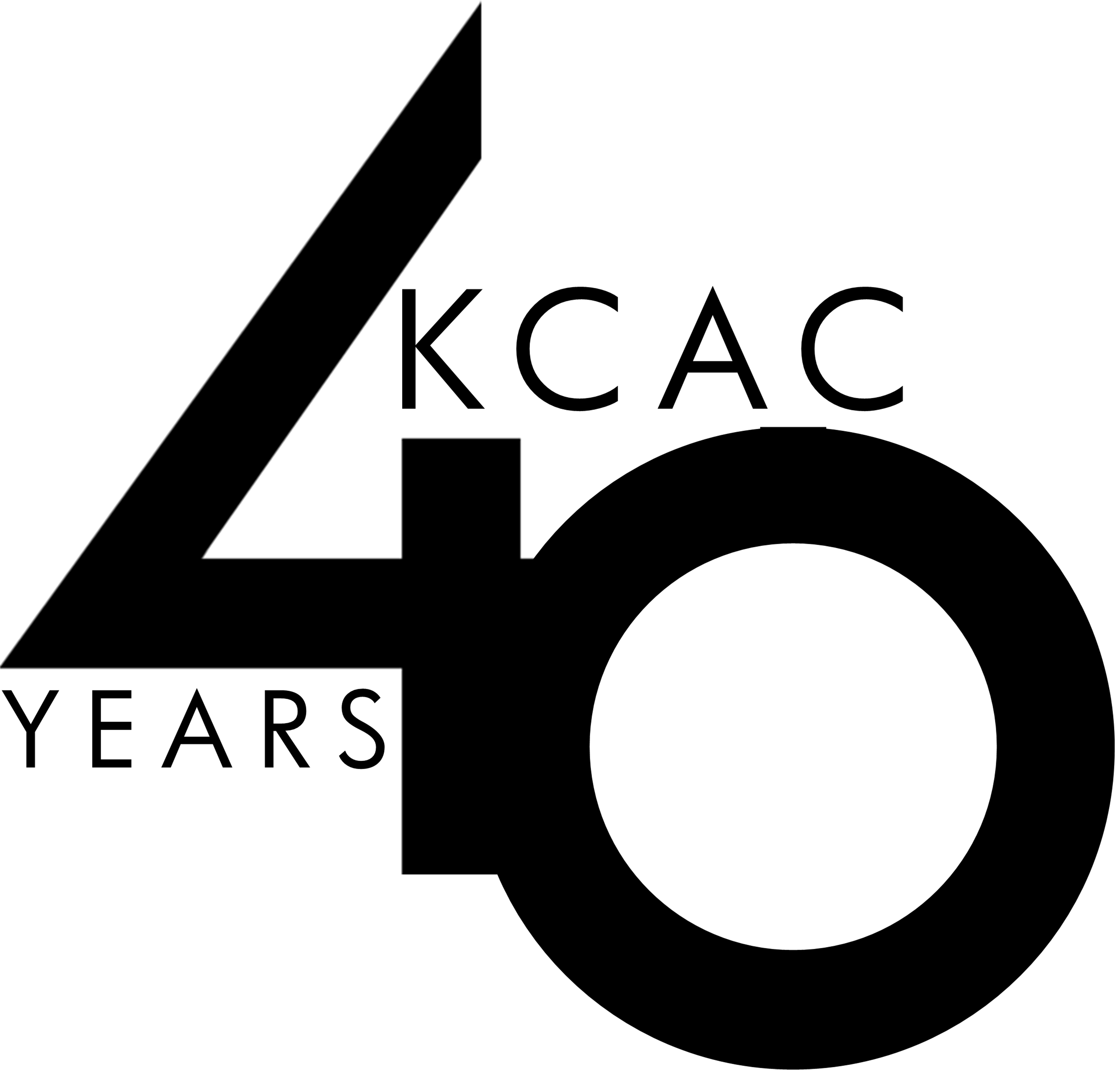 Download Kcac 40 Logo Bw - 40 Logo - Full Size PNG Image - PNGkit