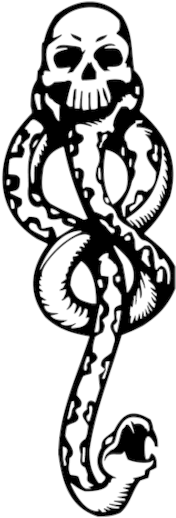 Download Death Eaters - Harry Potter Skull Snake - Full Size PNG Image ...
