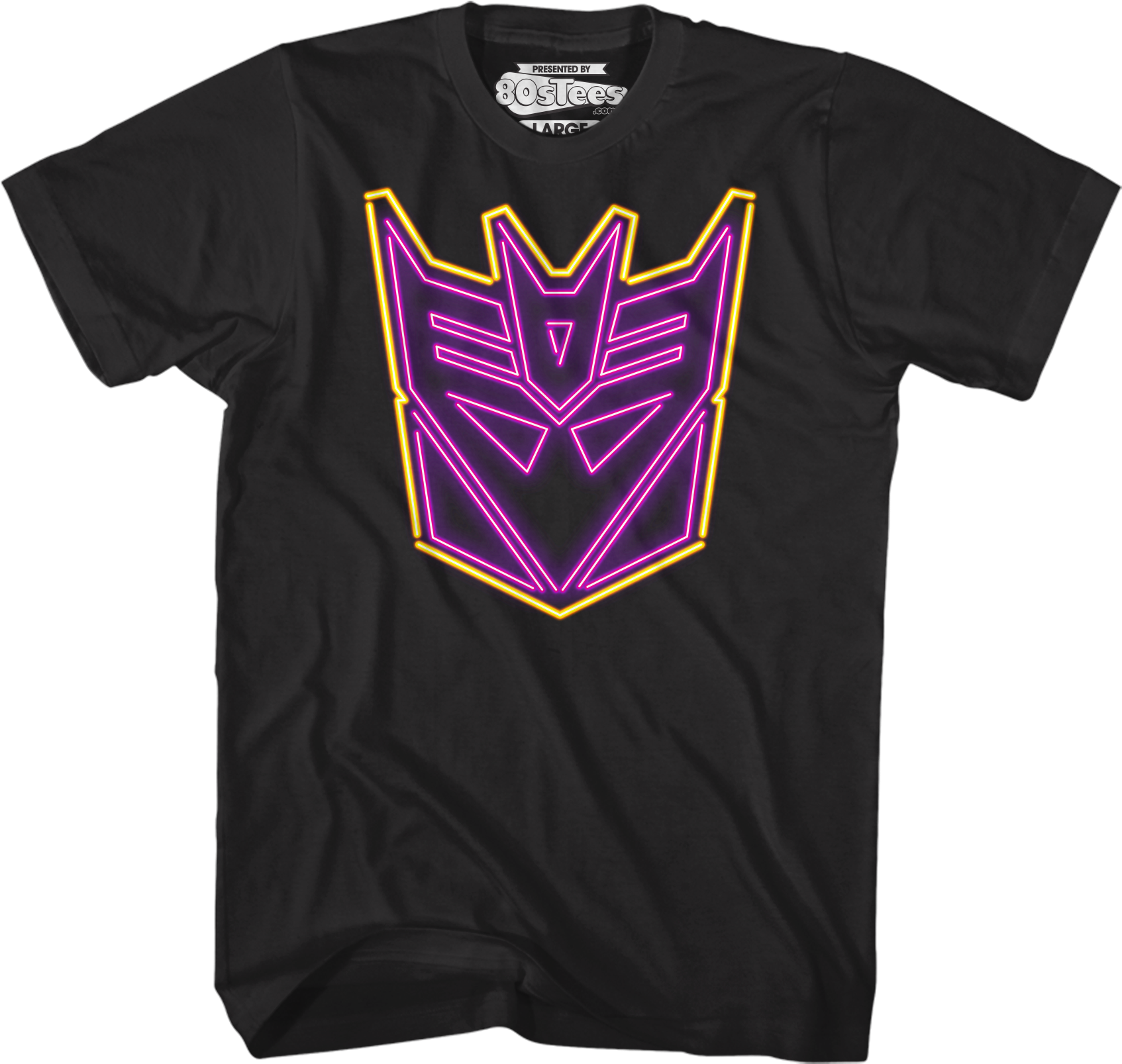 Download Neon Decepticons Logo Transformers T-shirt - Marvel Vs Capcom ...
