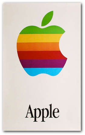 Download Vintage Apple Logo Poster - Full Size PNG Image - PNGkit