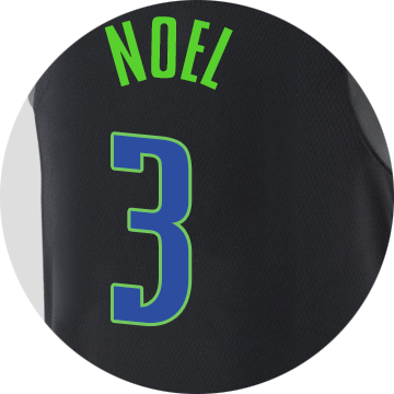 Download Dallas Mavericks Nerlens Noel - Dallas Mavericks Jersey T-shirt - Full Size PNG Image ...
