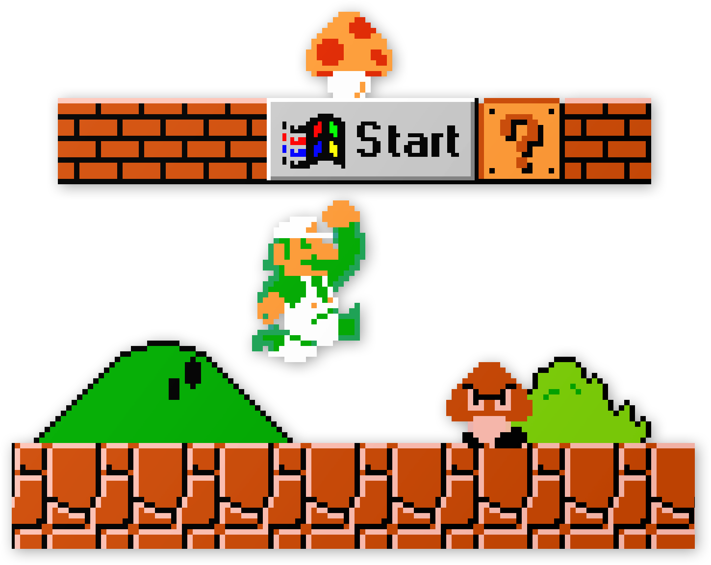 Download Super Mario Bros Start Menu Microsoft - Blik Super Mario Bros ...