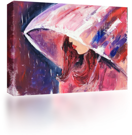 Download Red Rain - Modern Art - Full Size PNG Image - PNGkit
