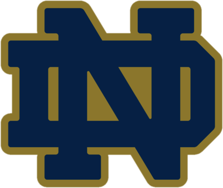 Download University Of Notre Dame - Notre Dame Team Logo - Full Size ...