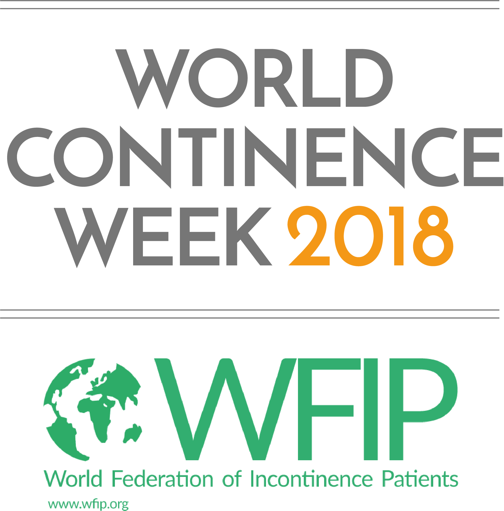 Download Wcw 2018 By Wfip Logo - World Incontinence Week 2018 - Full ...