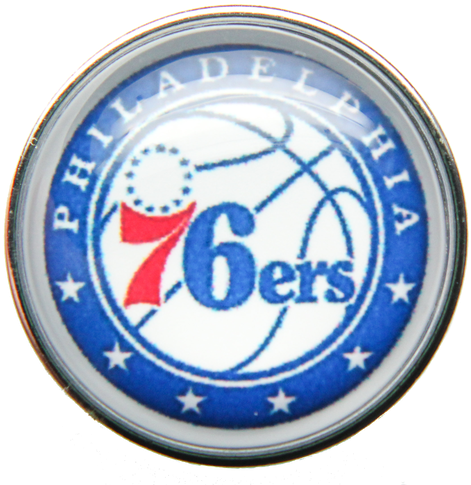 Download Philadelphia 76ers Team Logo Framed - Full Size PNG Image - PNGkit