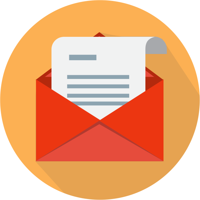 Download Email Icon Transparent Background Png Download - Letter Icon ...