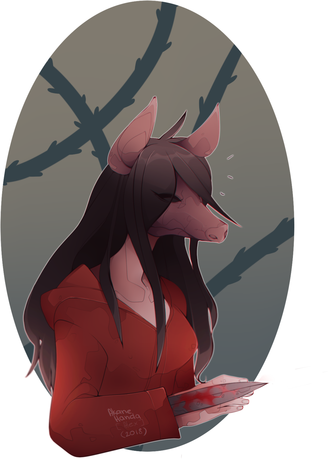 Download Amanda ♥ - Pig Dead By Daylight Fanart - Full Size PNG Image ...