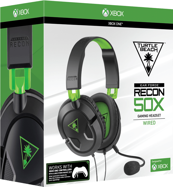 Download Buy Turtle Beach Recon 50x Gaming Headset Xbox One/ps4/pc ...