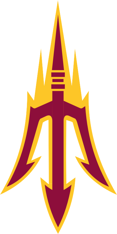 Download Asu Logo Flipped - Arizona State Sun Devils Magnet Stockdale ...
