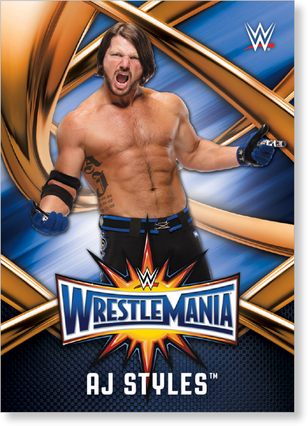 Download Aj Styles 2017 Wwe Road To Wrestlemania Wrestlemania - Aj ...