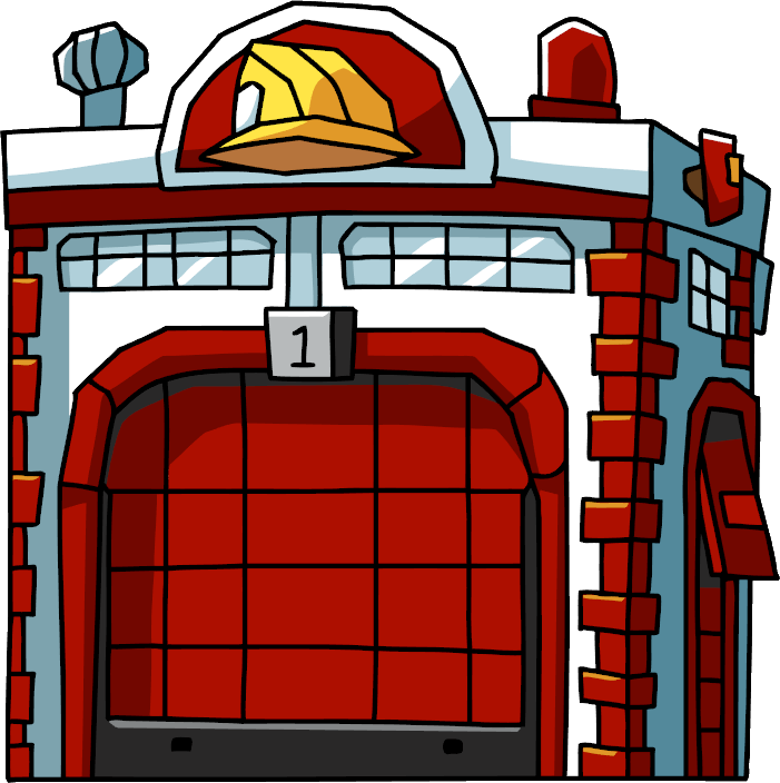 Download Image - Fire Station Cartoon Png - Full Size PNG Image - PNGkit
