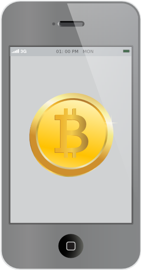 Download Bitcoin Inside Iphone - Iphone - Full Size PNG Image - PNGkit