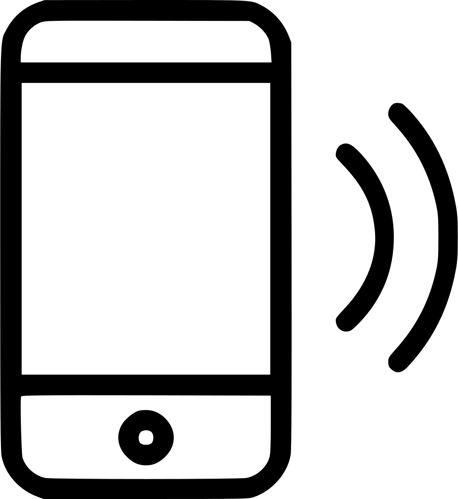 Download Iphone With Icons - Png Cell Phone Ringing Clipart Icon - Full ...