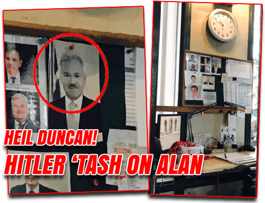 Download Fco Guards Draw Hitler Moustache On Minister - Poster - Full ...