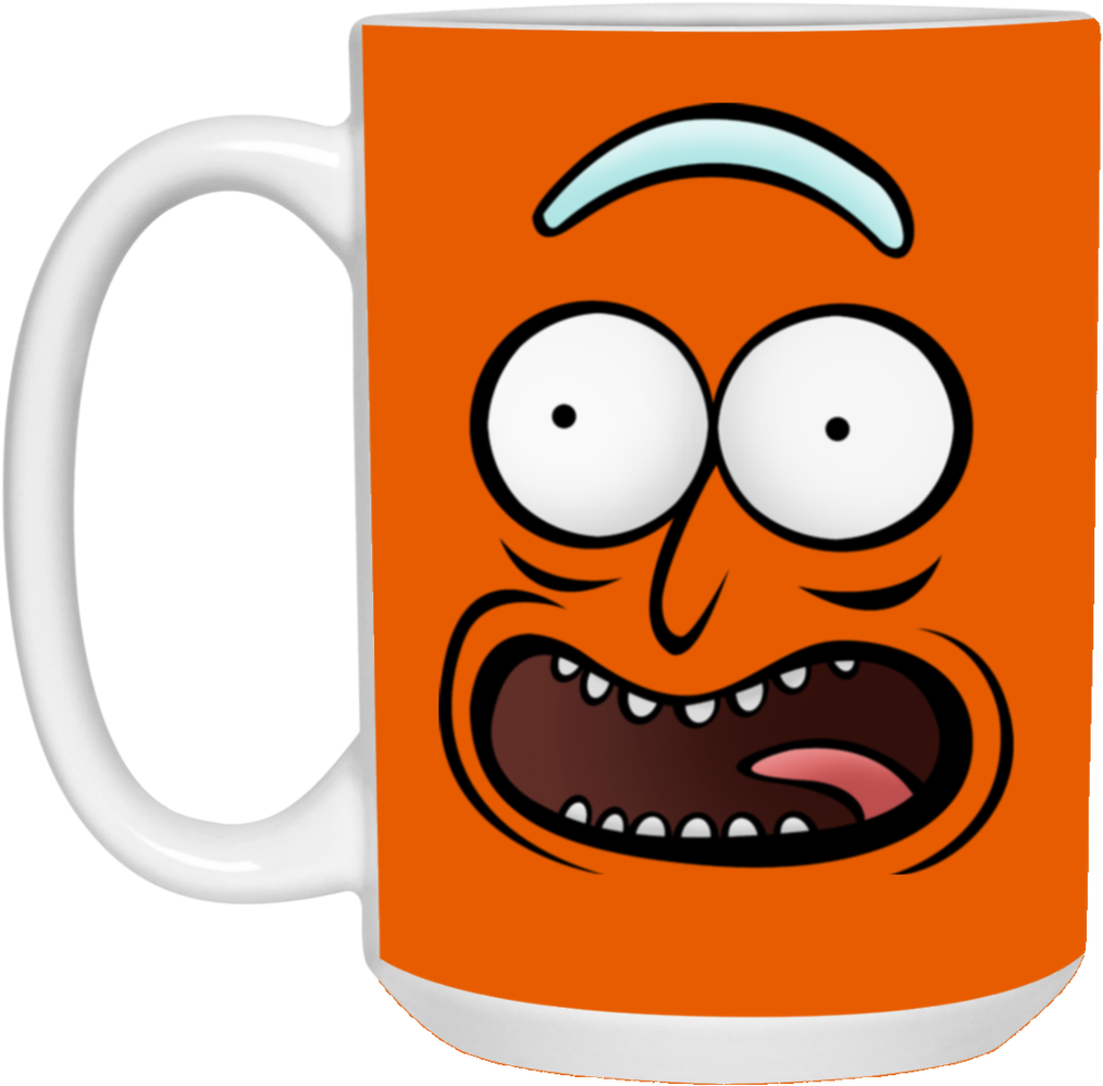 Download Rickz Pickles Funny Face Emoji Rick Mug Cup Gift - Mug - Full ...
