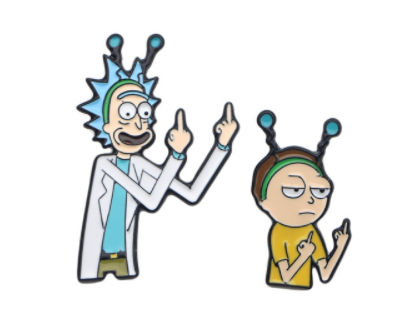 Download Rick And Morty - Rick Flipping The Bird - Full Size PNG Image ...