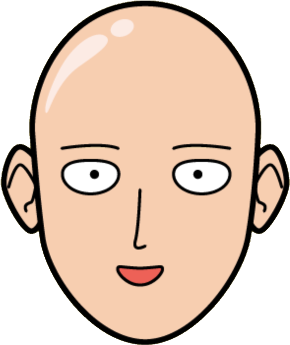 Download One Punch Man Head - Full Size PNG Image - PNGkit