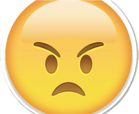 Download Angry Emoji Clipart - Angry Emoticon - Full Size PNG Image ...