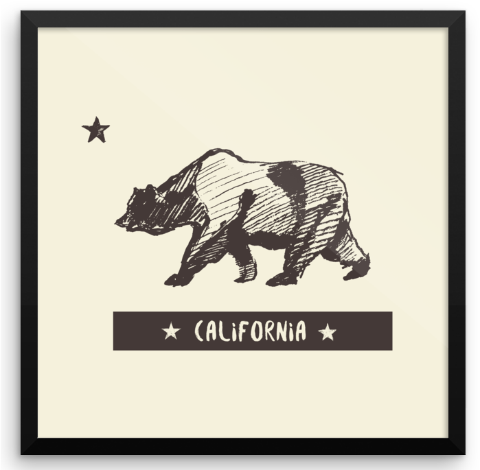Download California Republic Drawing - Full Size PNG Image - PNGkit
