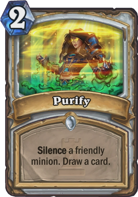 Download Purify Card - Hearthstone Purify - Full Size PNG Image - PNGkit