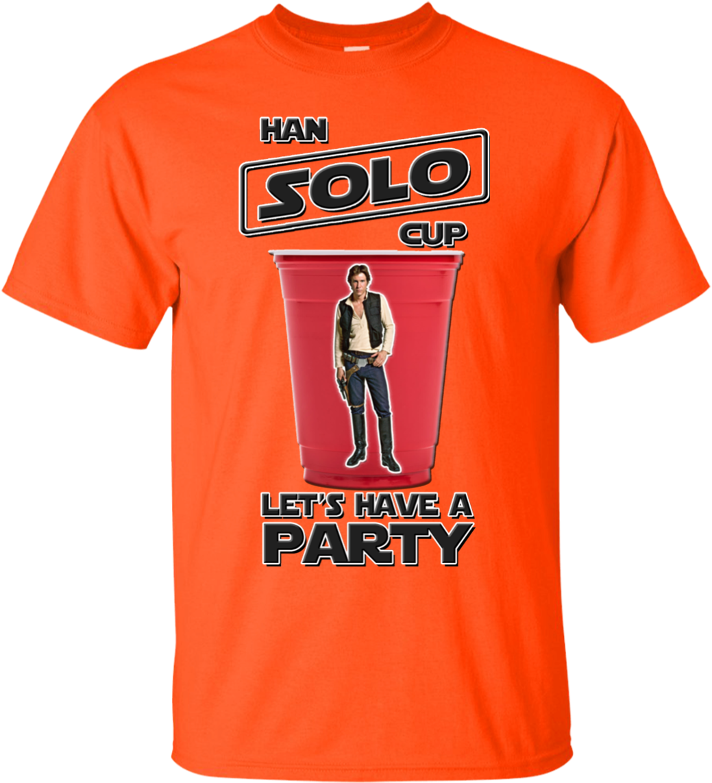 Download Han Solo Cup Star Wars Cotton T Shirt - Gravity Gets Me Down T ...