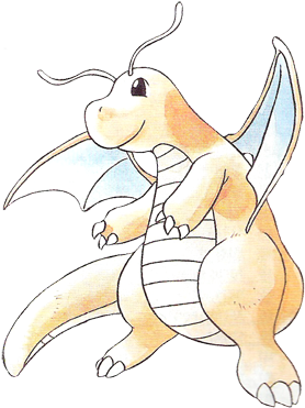 Download Dragonite - Pokemon Original Artwork Dragonite - Full Size PNG ...